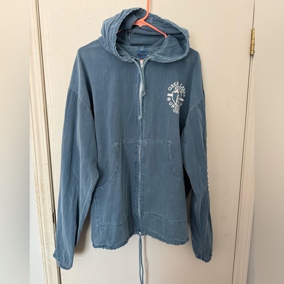 Jackets & Coats | Nwt Light Denim Feel Jacket From The Great Lakes Size ...